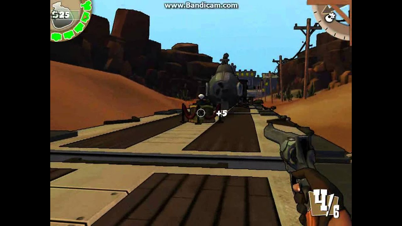 Bullet Train: Free FPS indie game: Shooting some cactuses - YouTube