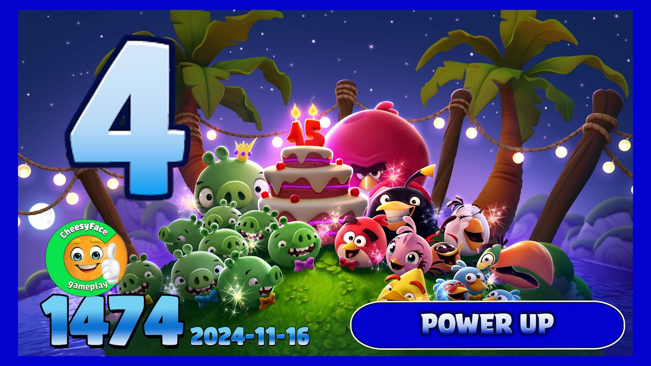 Level 4 - HOW TO GET the HIGHEST SCORE POWER-UP in Angry Birds Friends ...