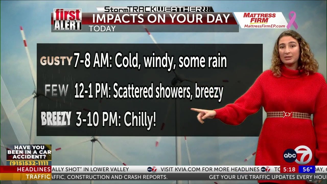 ABC-7 First Alert: Chilly and windy today - YouTube