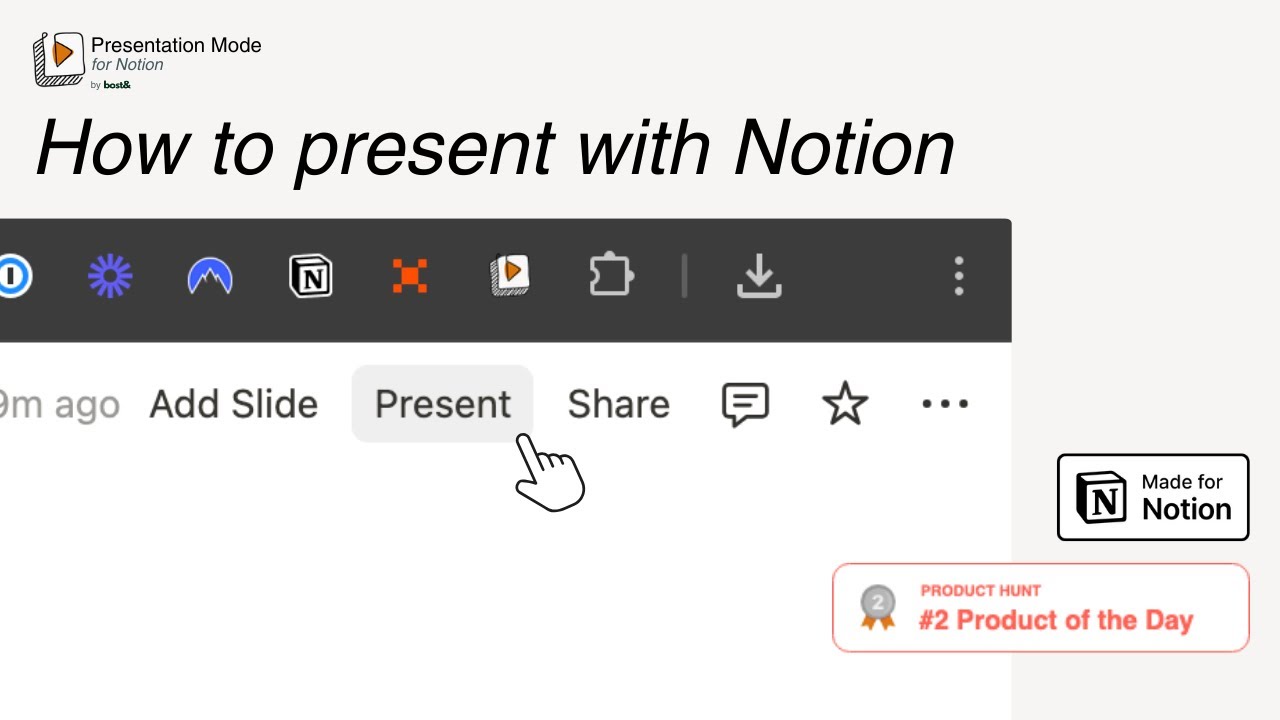 How to present with Notion | Presentation Mode for Notion 1.11 - YouTube