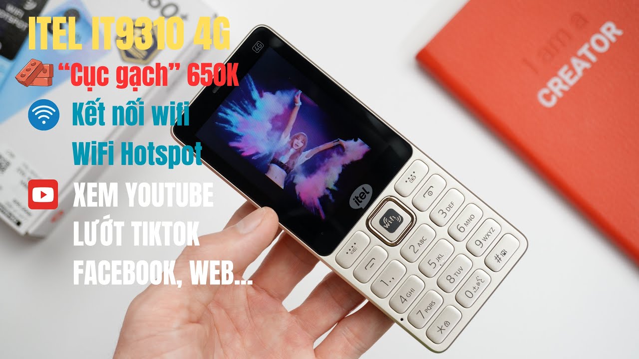 Mở hộp itel it9310 4G (itel NEO R60+), giá rẻ 650k: xem YouTube, TikTok ...