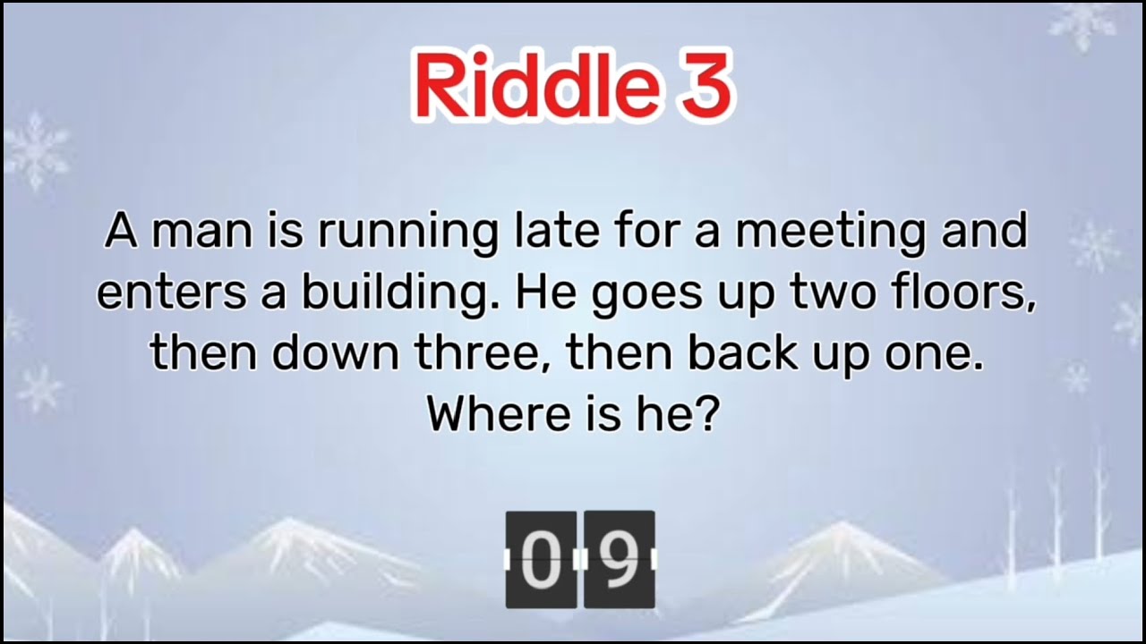 English Riddles with Answer (Part 6) | Brain Booster - YouTube