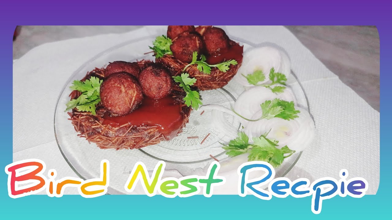 Unique 10 mins Crispy Bird's Nest Snack | New Evening Snacks Recipe ...