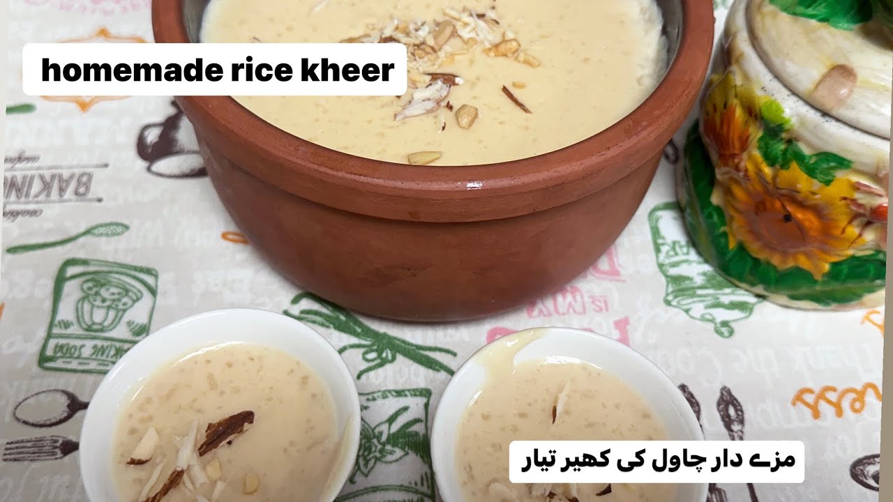 Delicious Rice Kheer Recipe | Creamy Pakistan Rice Pudding #homemade ...