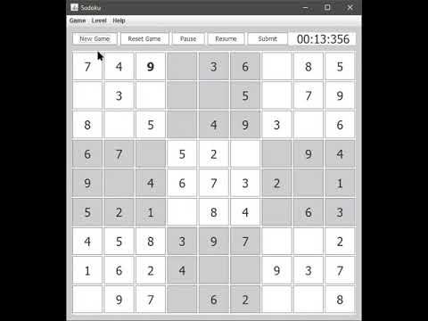 DEMO FINAL PROJECT PBO B - SUDOKU GAME - YouTube
