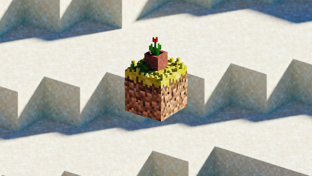 Realistic Minecraft Blocks In Blender Cycles #2 - YouTube