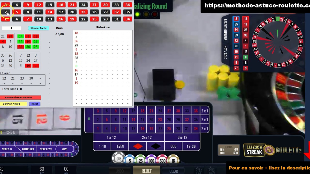 Logiciel Roulette 26€ de benefice en 12 minutes - YouTube
