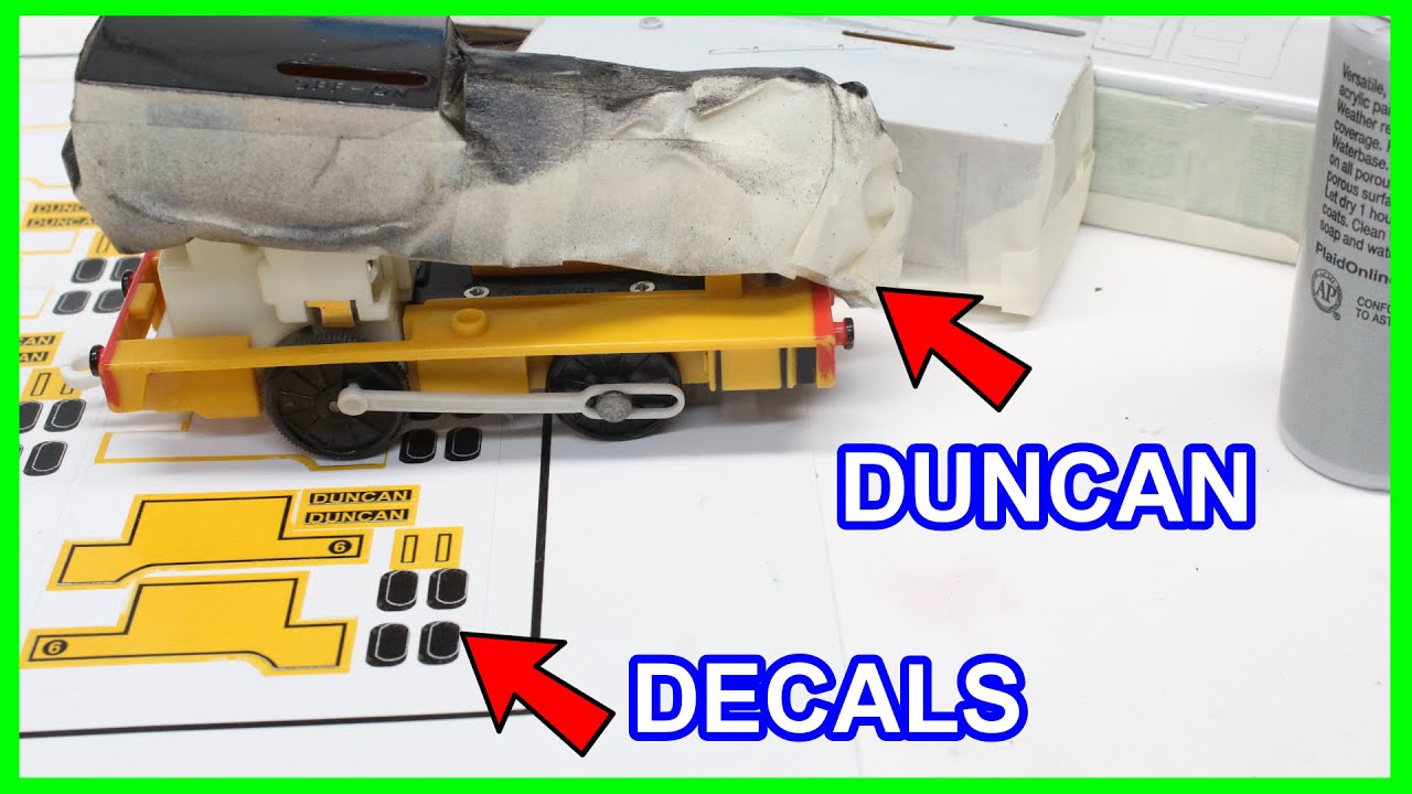 Duncan Trackmaster New decals, fix Dennis, Bert - YouTube