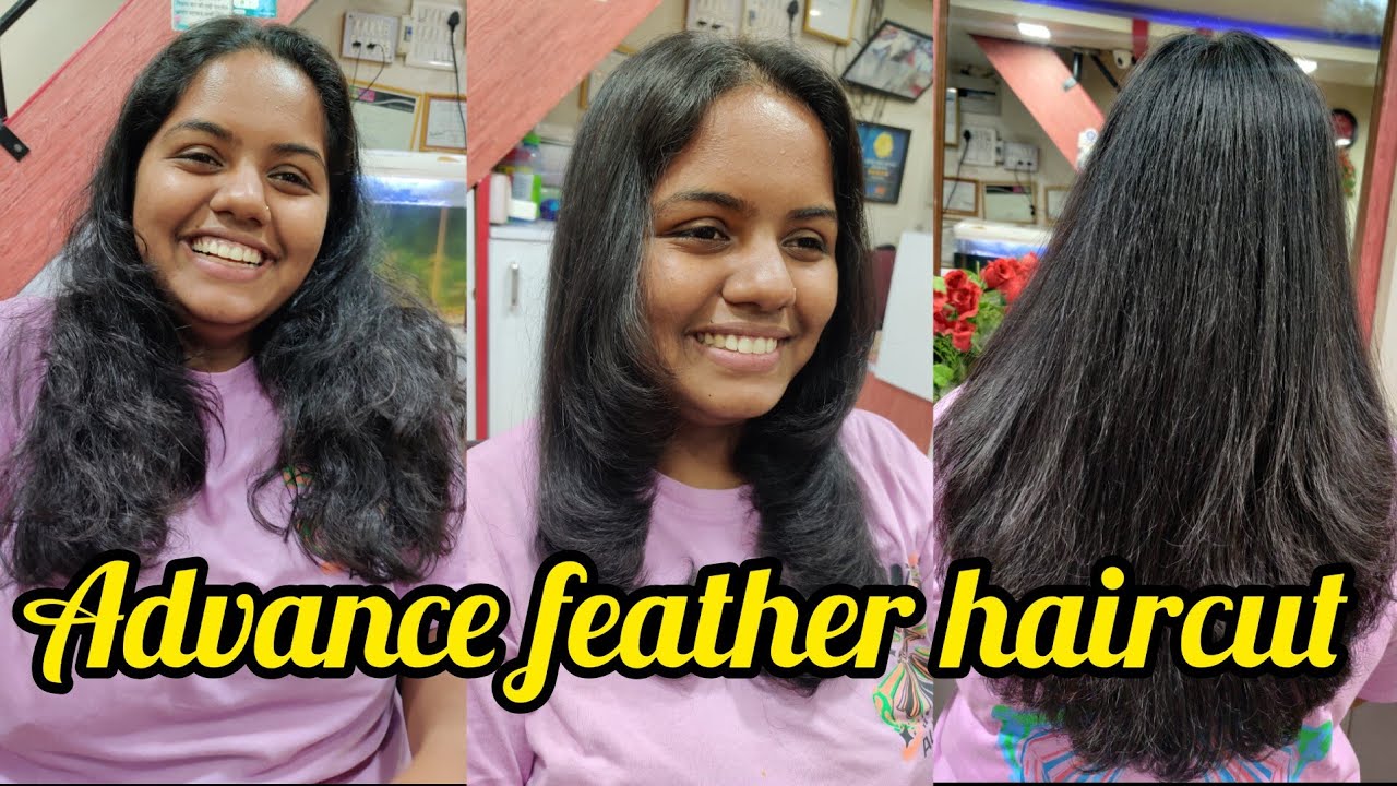 Feather haircut karana sikhe/advance hair cutting ️/step by step easy ...