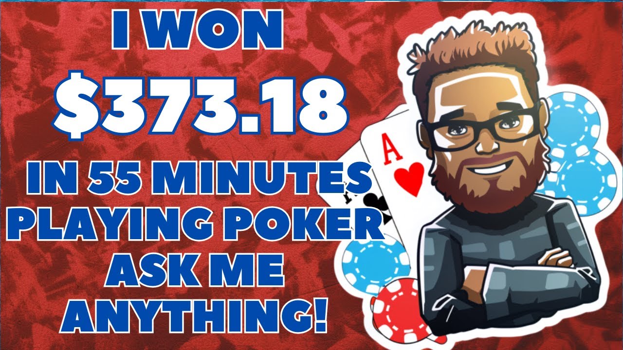 Poker Vlog on how i extracted $373.18 in 55 minutes playing online ...