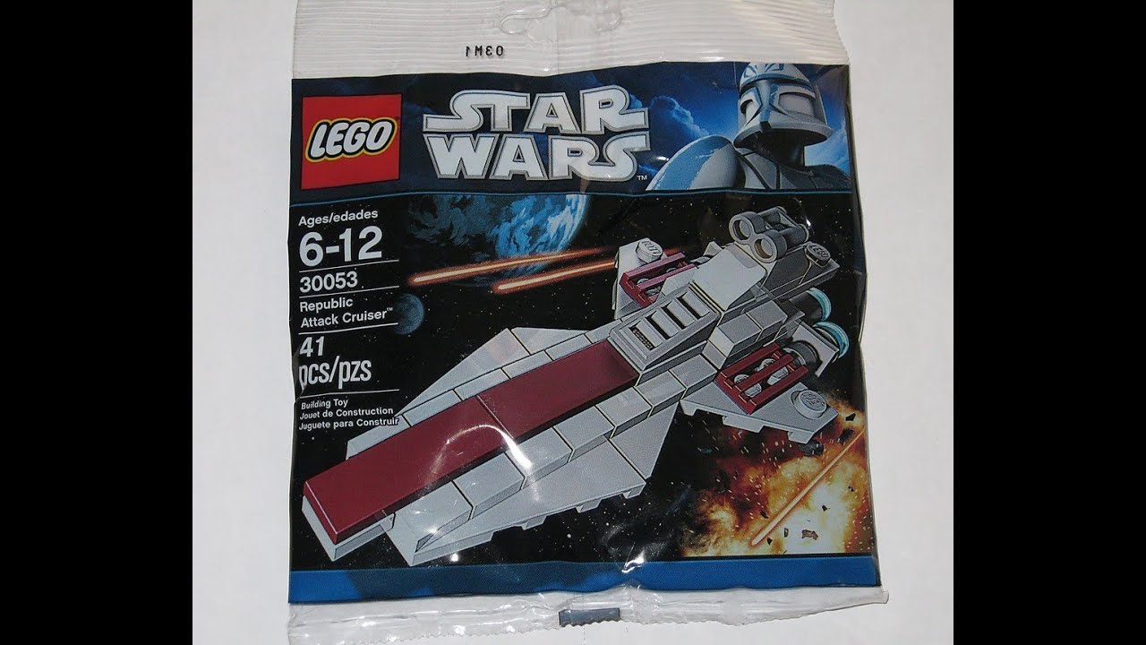 Star Wars Mini Building Set 30053 Venator Class Republic Attack Cruiser ...