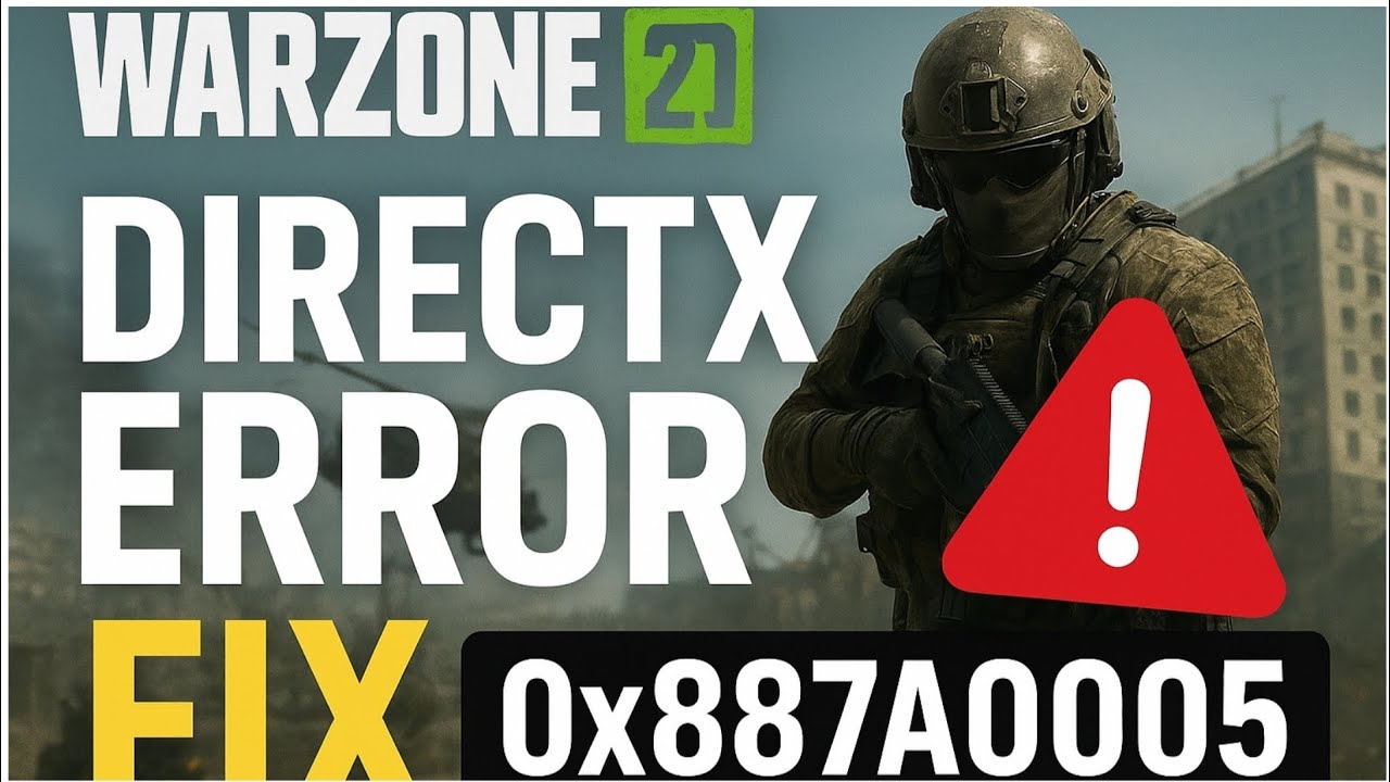 Warzone 2 Season 3 DirectX Error 0x887A0005 FIX - YouTube