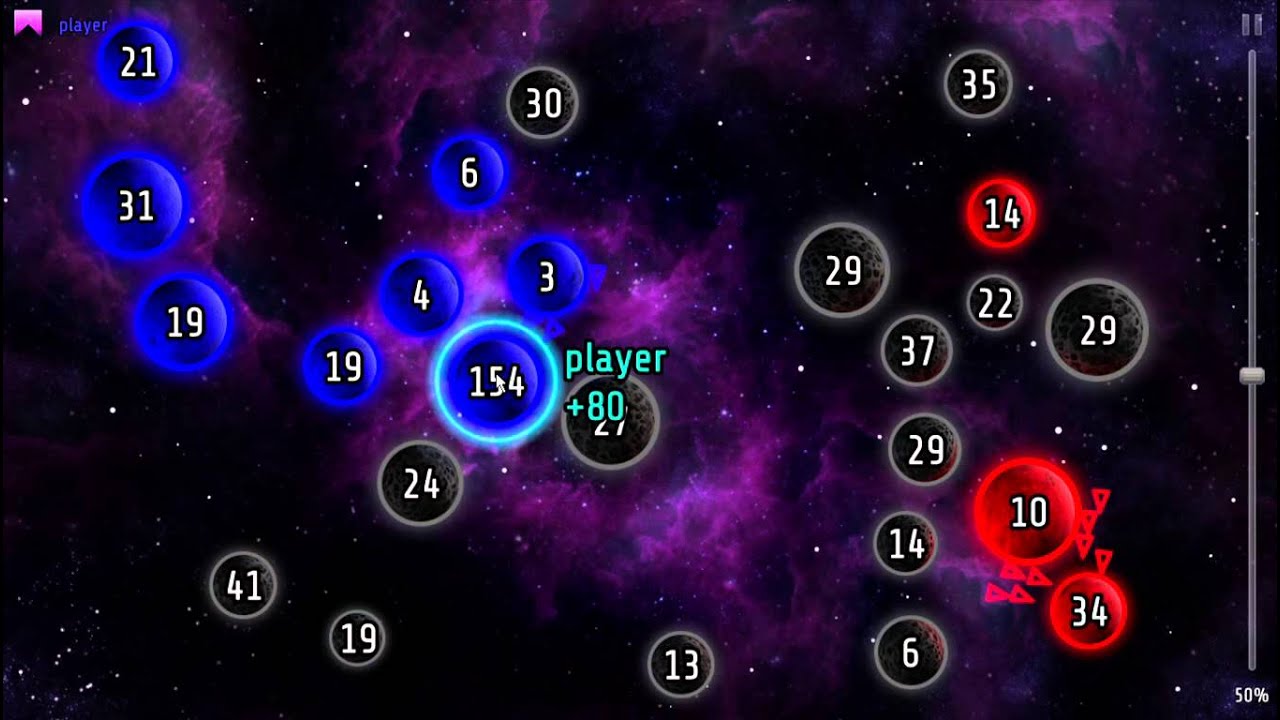 Galcon 2 [Galactic Conquest] - Gameplay 1 - YouTube