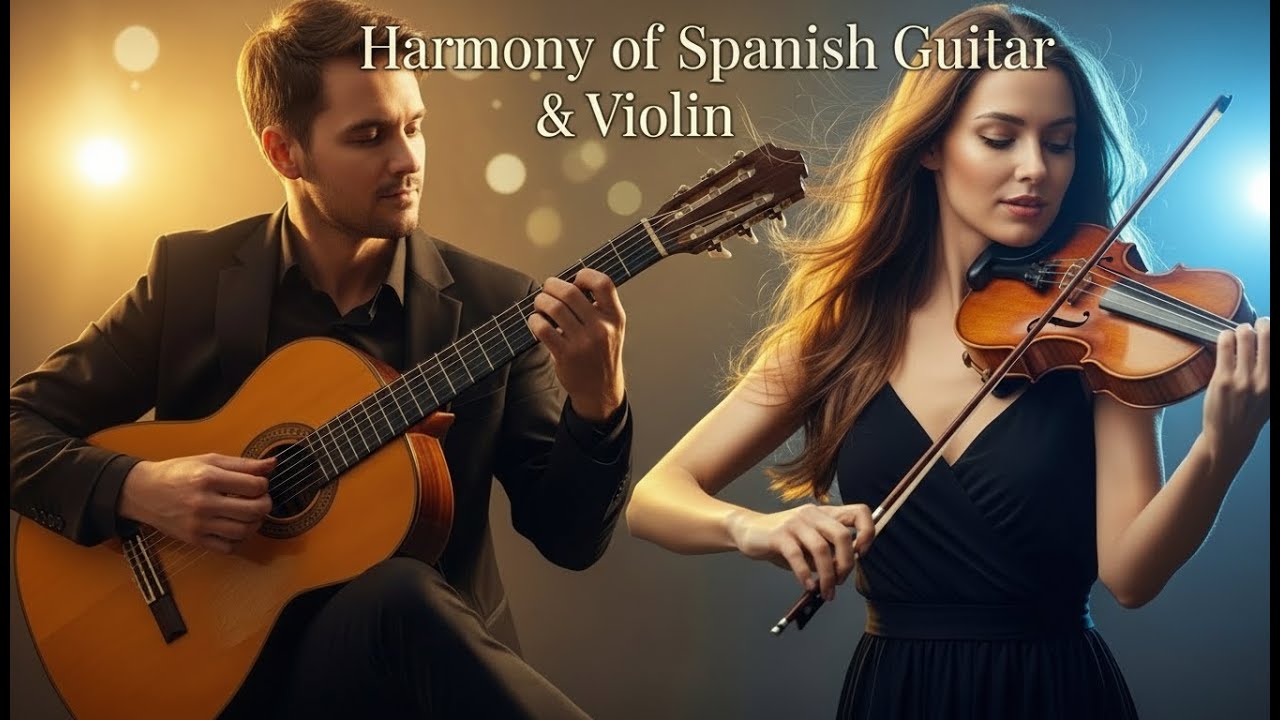 Beautiful Harmony of Spanish Guitar & Violin | Romantic Instrumental ...