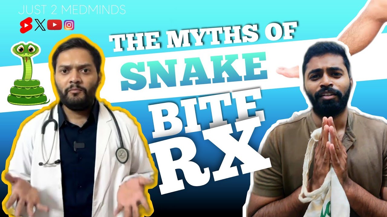 The Myths of Snake Bite Treatment | Dr. praneeth | Dr JT | #doctor ...