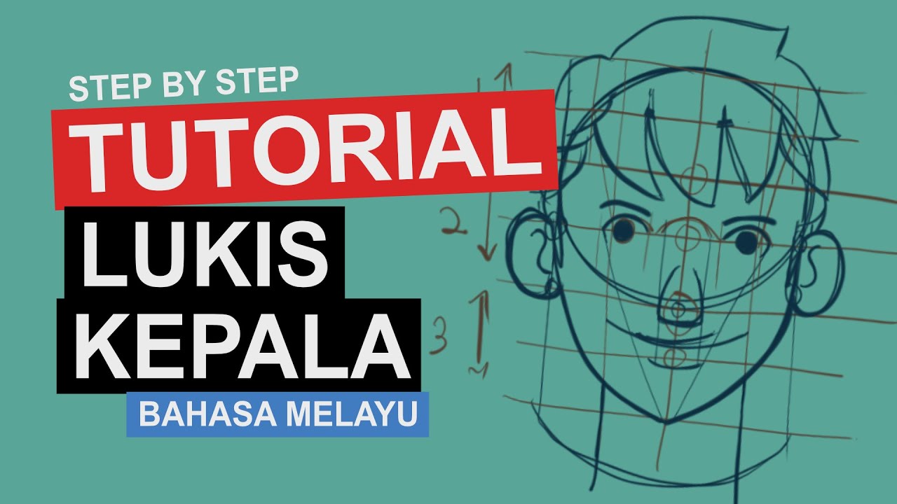 TUTORIAL LUKIS KEPALA - YouTube