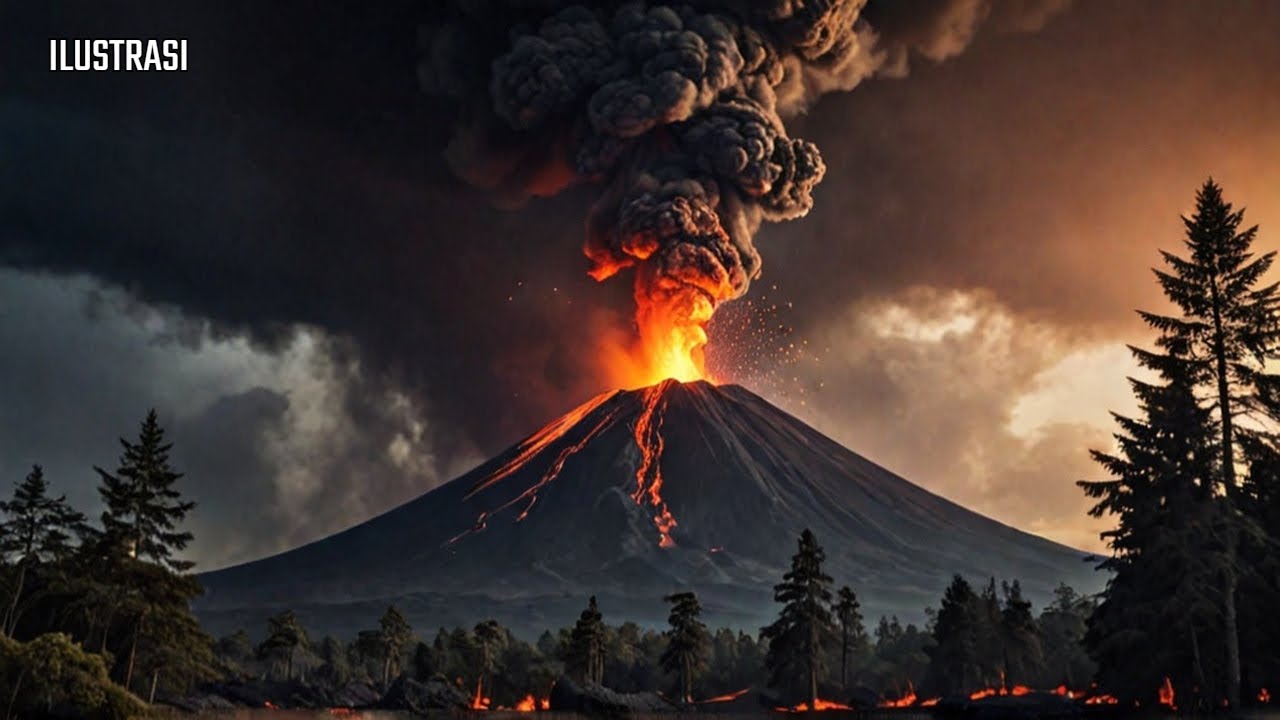 GUNUNG MERAPI MELETUS !! LUNCURKAN AWAN PANAS DAN LAVA PIJAR !! - YouTube