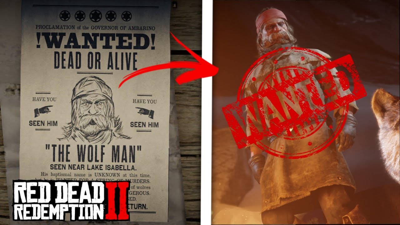 THE WOLF MAN LEGENDARY BOUNTY IN RDO (5 STARS) xYungRyZe - YouTube