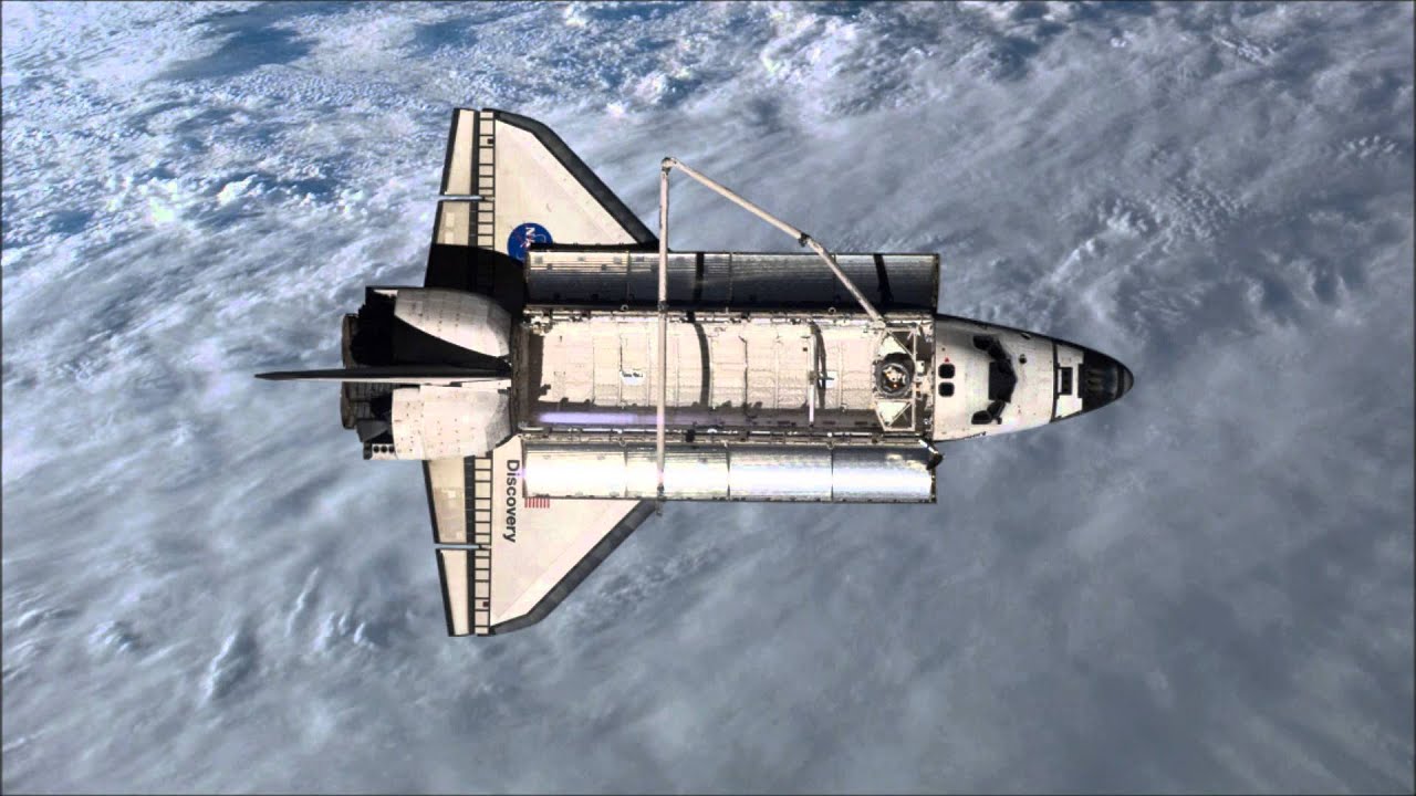 Space Shuttle In LEO - CGI - YouTube