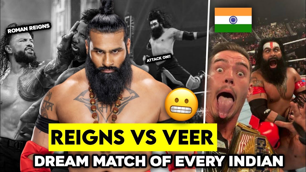 'kya kya yah ho sakta hai' 🤯, Veer Mahaan vs Roman Reigns?🤔, MATCH ...