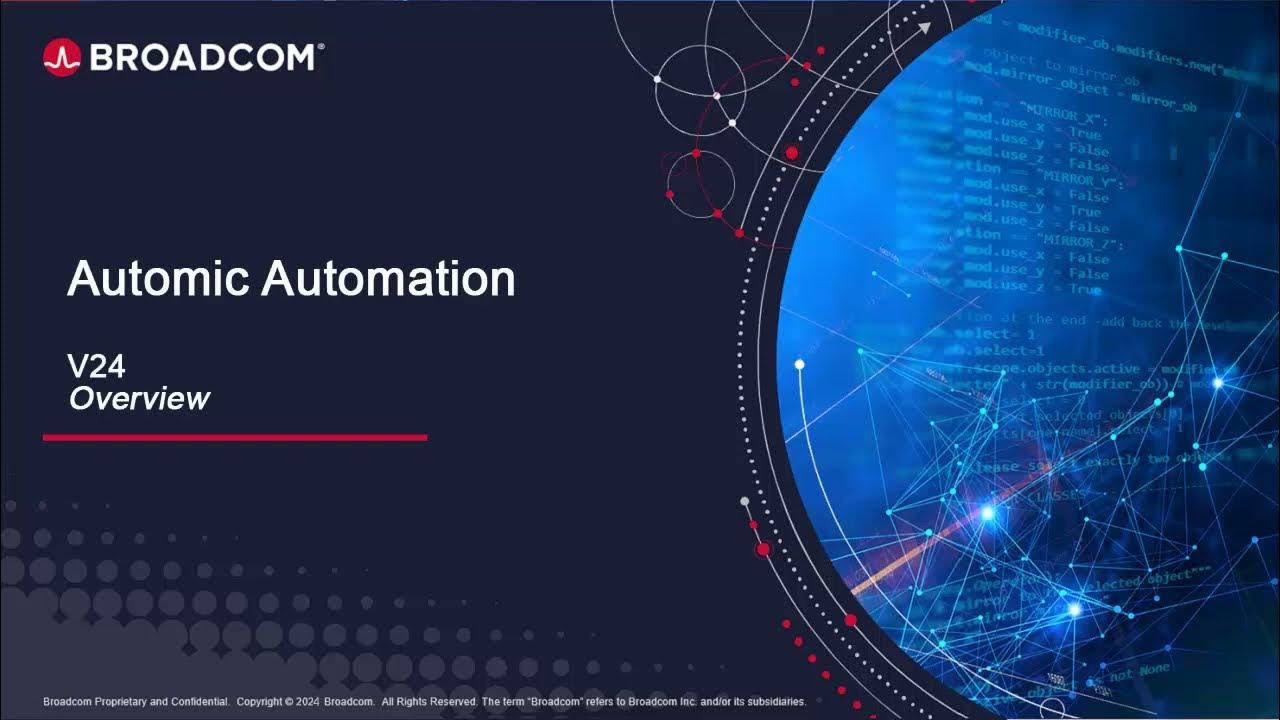 Automic Automation Version 24: Overview - YouTube