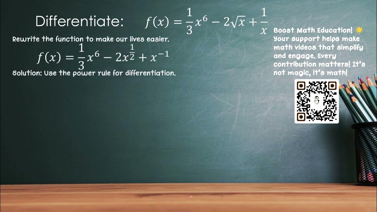 Differentiating Polynomial Functions: Quick Guide - YouTube