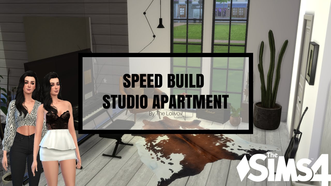 The Sims 4 | House Build | Studio Apartment - YouTube