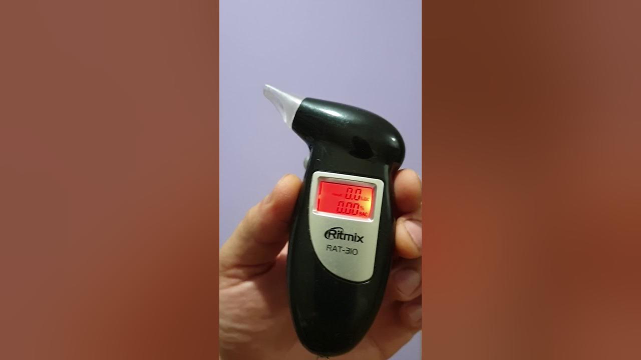 Алкотестер Ritmix RAT-310 испытание - YouTube