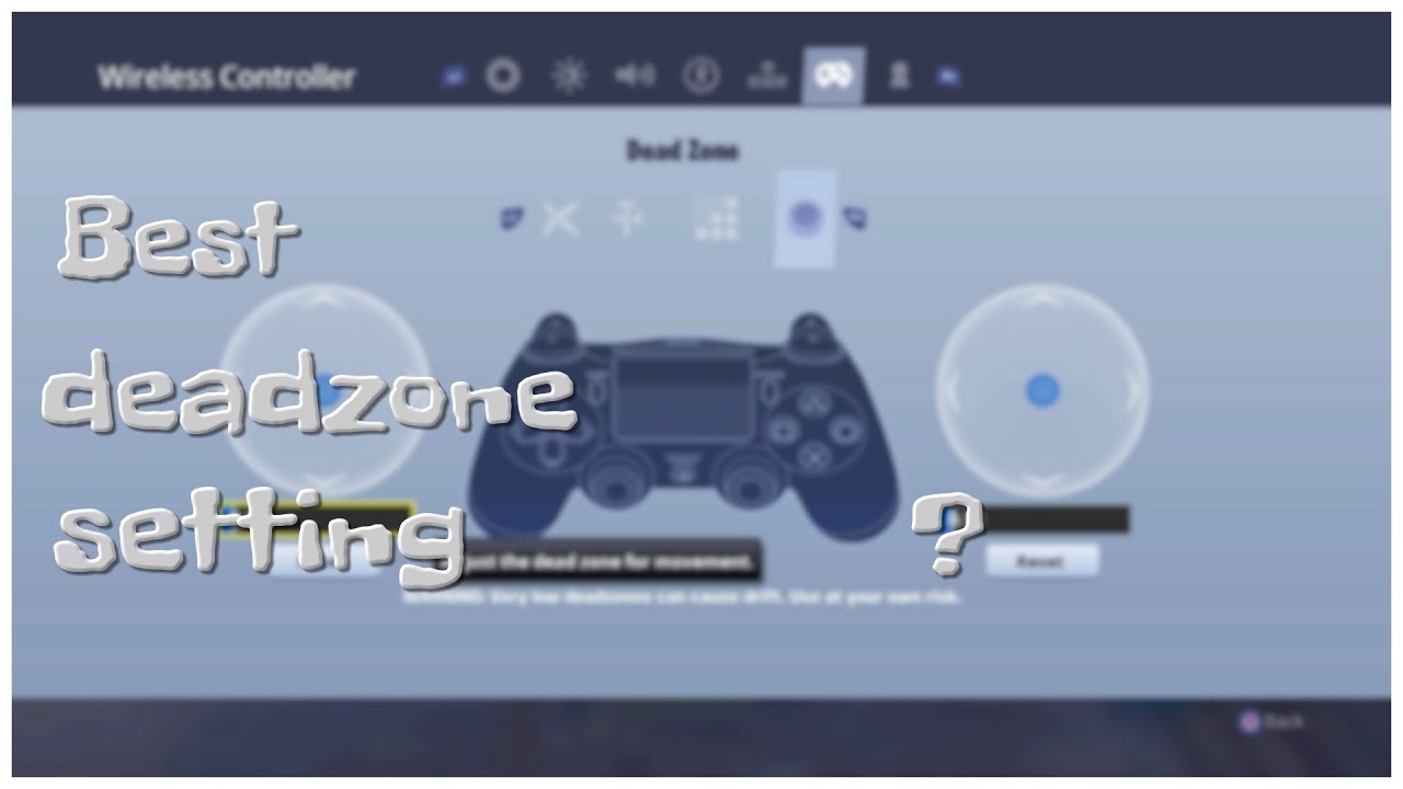 Best deadzone settings in Fortnite - YouTube