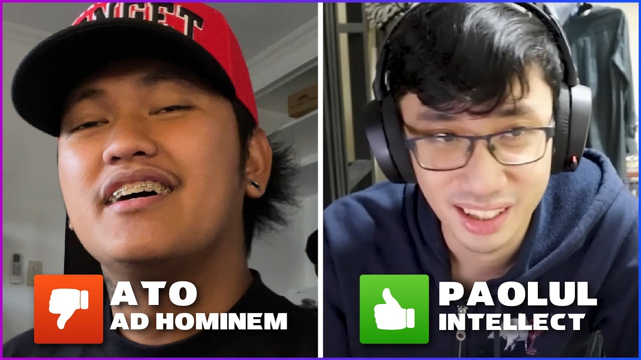 PaoLUL vs. Ato "Pahinga" Debate Rections Video - YouTube