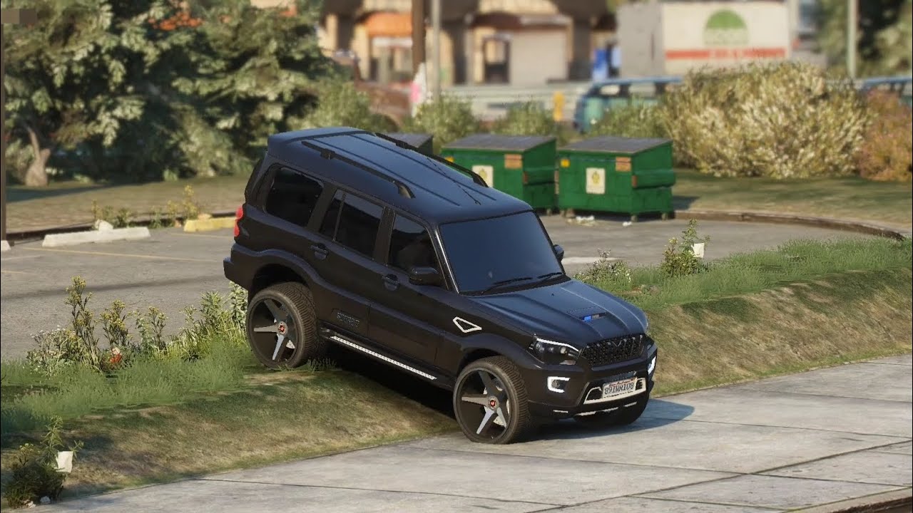 Scorpio Classic Z Black Modified - Gta 5 || Gta 5 Modified Mafia Black ...