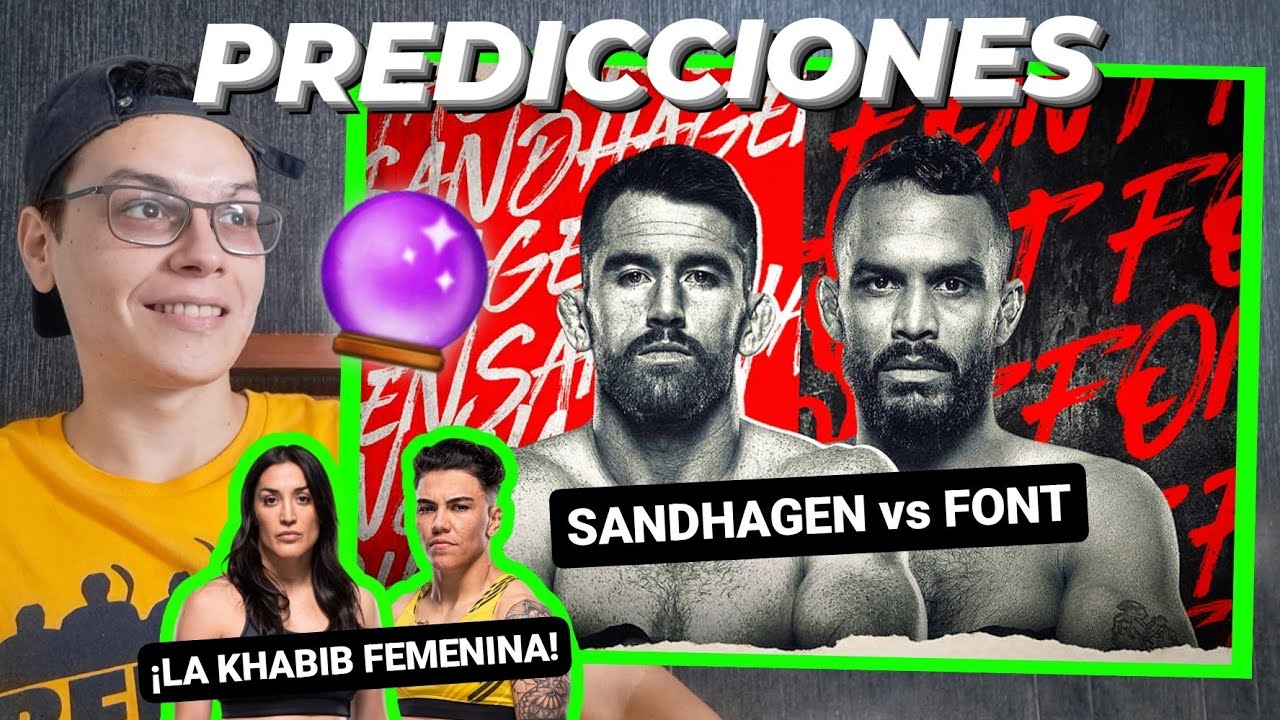 CORY SANDHAGEN vs ROB FONT | análisis y predicción para UFC Nashville ...