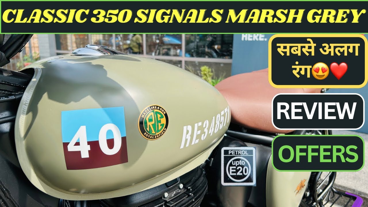 Royal Enfield Classic 350 Signals Marsh Grey Latest Updates,Review ...
