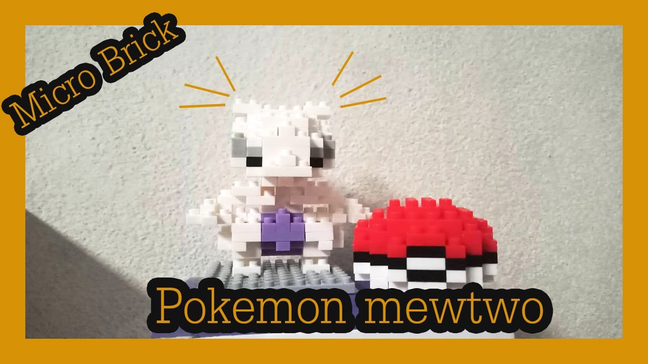 [Nanoblock]MicroBrick Pokemon mewtwo : ต่อไป ep.1 - YouTube