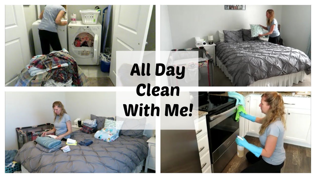 ULTIMATE All DAY CLEAN WITH ME 2018 // SPEED CLEANING // THE JOYFUL MOM ...