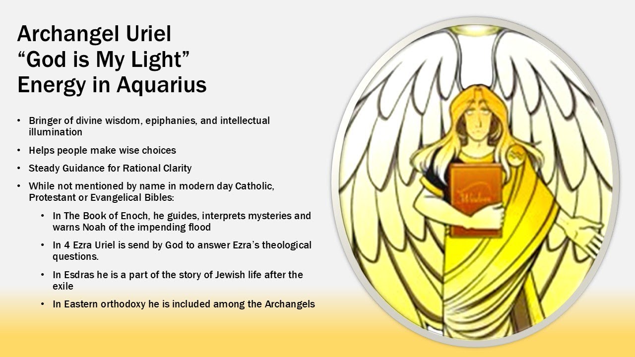 Angels And Astrology - Archangel Uriel And Aquarius Season @Jacqueline ...