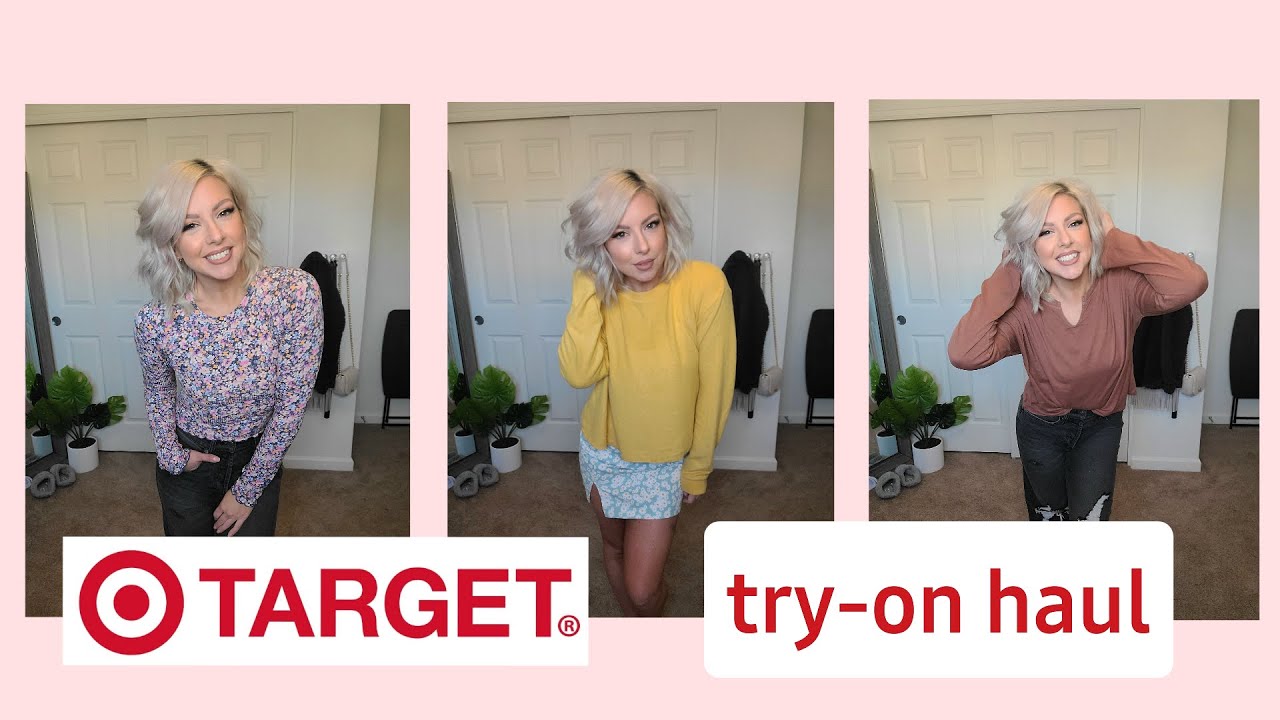 Target try-on haul: Getting ready for spring - YouTube