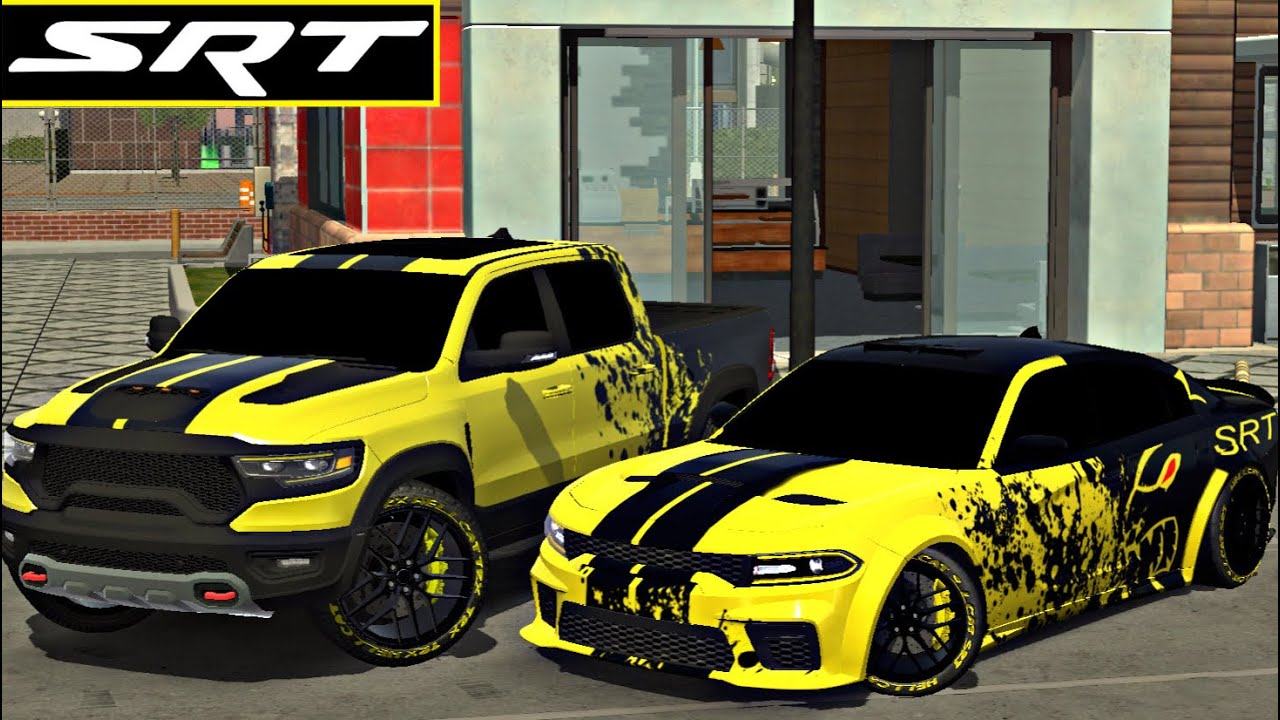 NEW CHARGER HELLCAT & RAM TRX EASY DESIGN IN Car parking multiplayer 🐝🔥 ...