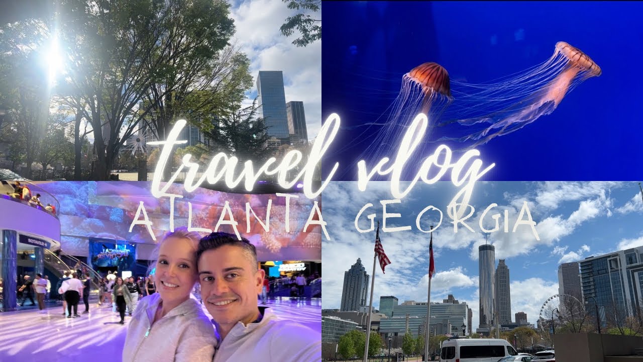 Trip to Atlanta Georgia! Georgia Aquarium| City Views - YouTube