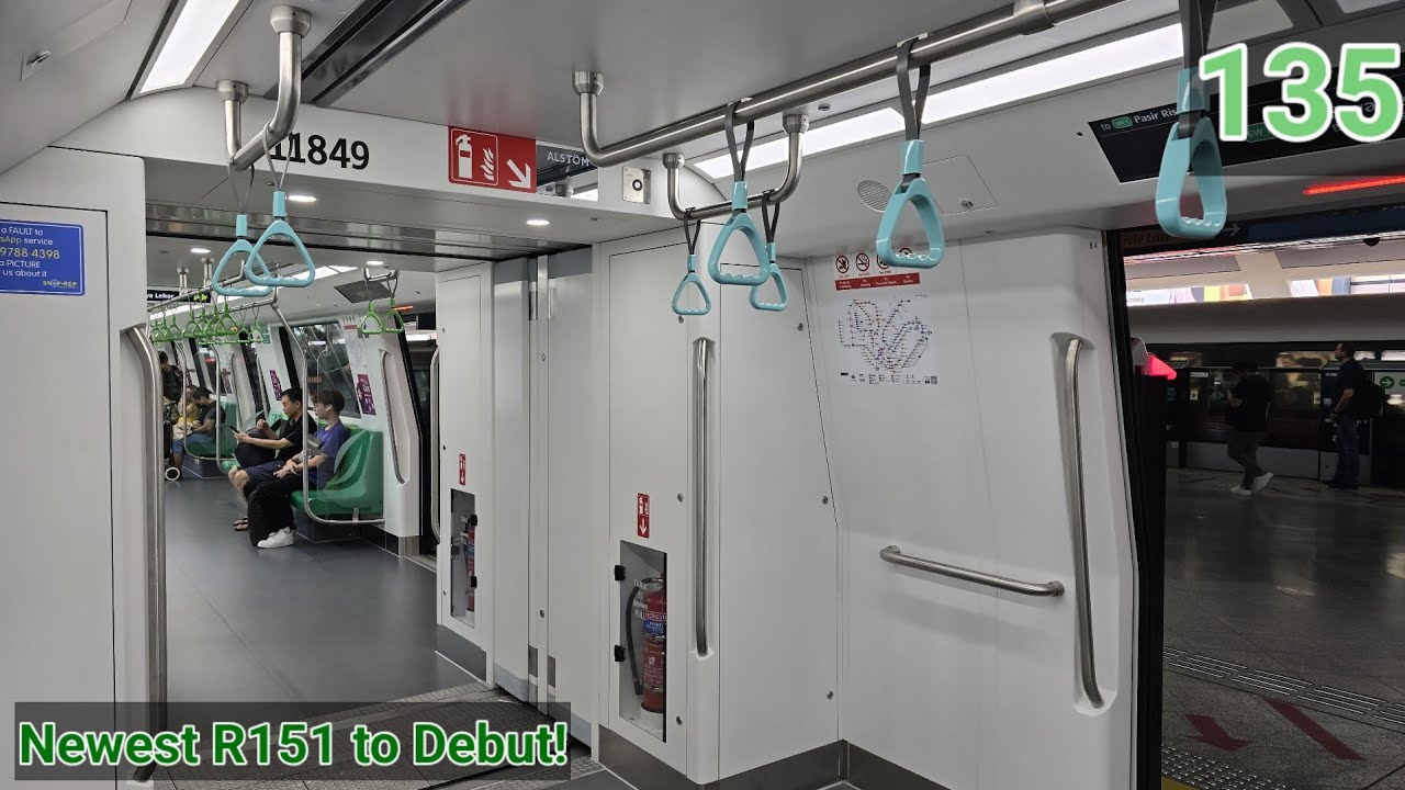 [22nd R151 to Debut!] SMRT TRAINS Ride From Paya Lebar to Tanah Merah ...