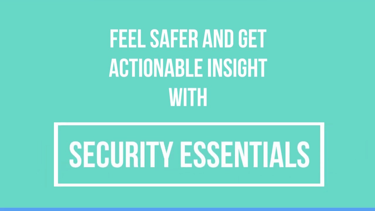 Introducing Security Essentials - YouTube