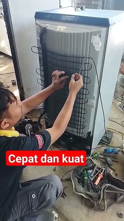beginilah cara pasang kondensor kulkas #shorts #pk #servisac #tutorial #kulkas - YouTube