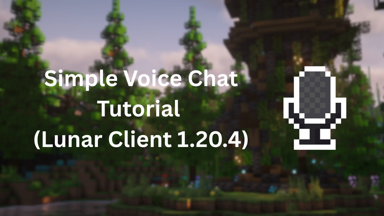 How to set up Simple Voice Chat on Lunar Client! (OUTDATED) (NEW ...
