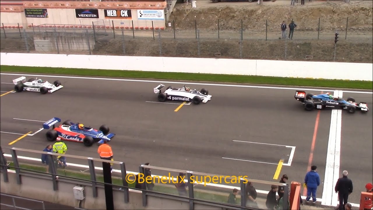 Historic Formula 1 race at Spa Francorchamps pure racing sounds - YouTube