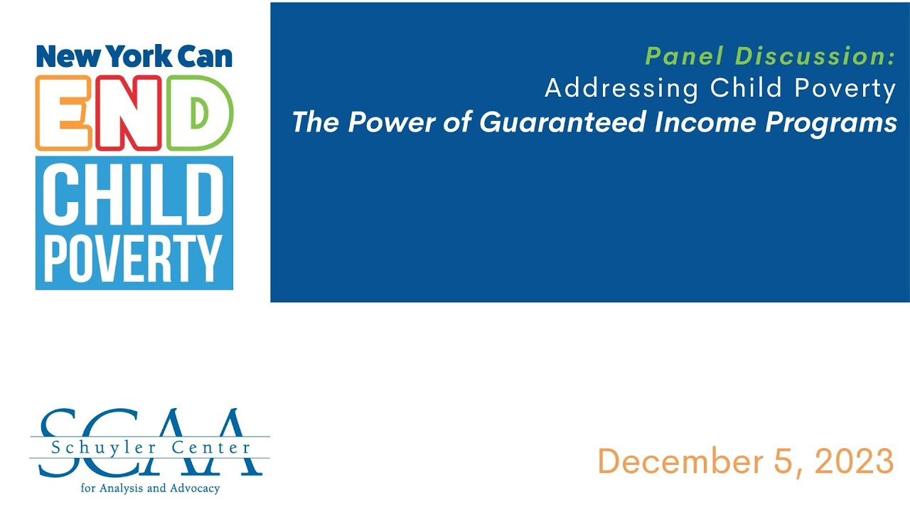 Addressing Child Poverty: The Power of Guaranteed Income Programs - YouTube