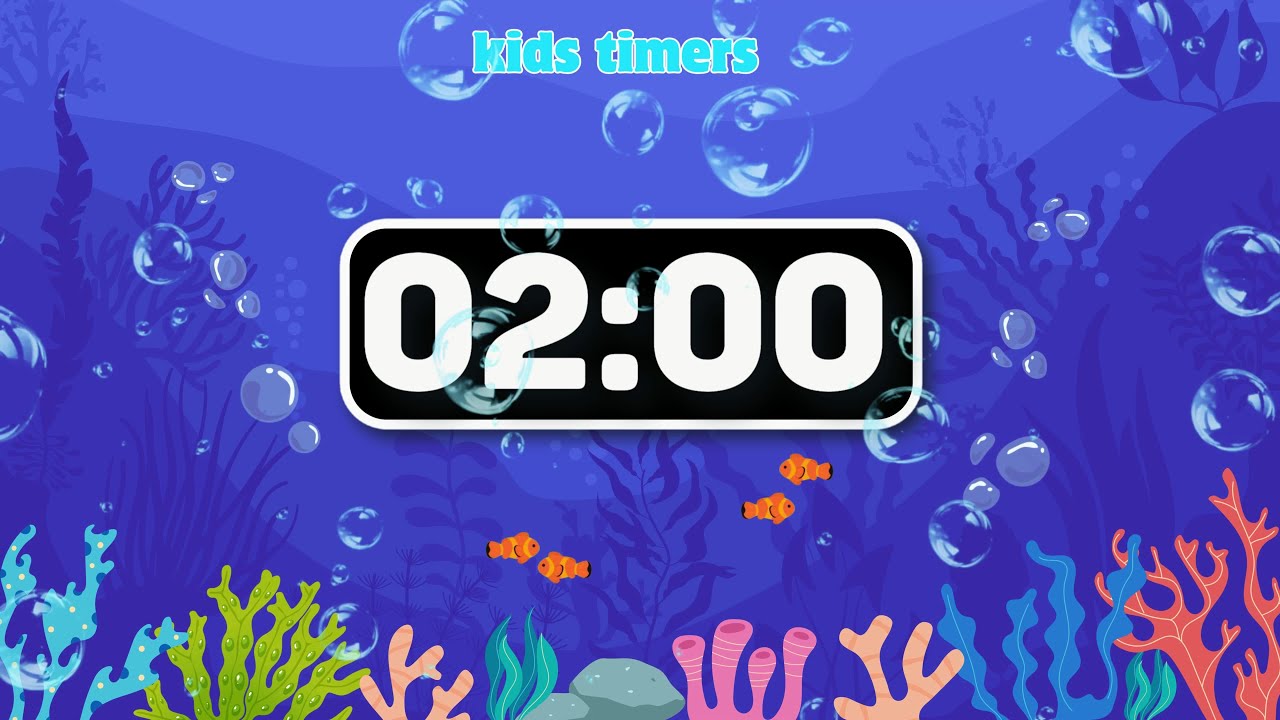 🐠 Underwater Adventure: 2-Minute Timer for Kids! 🌊 | Dive into a World ...