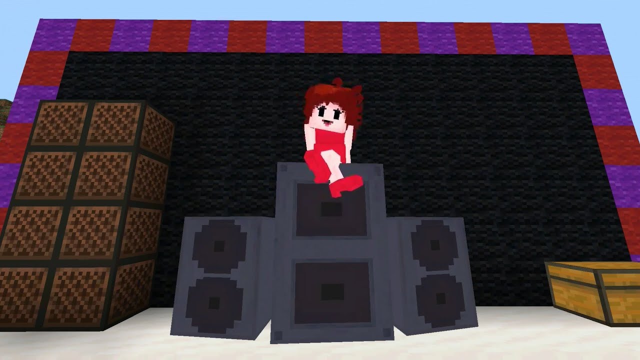 Friday Night Funkin Add-on NEW CHARACTERS in Minecraft PE - YouTube