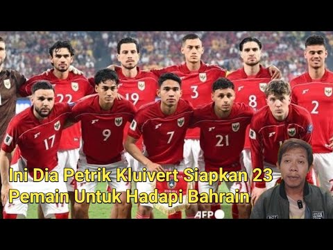 Ini Dia 23 Pemain Timnas Indonesia Untuk hadapi Bahrain Racikan Alex ...