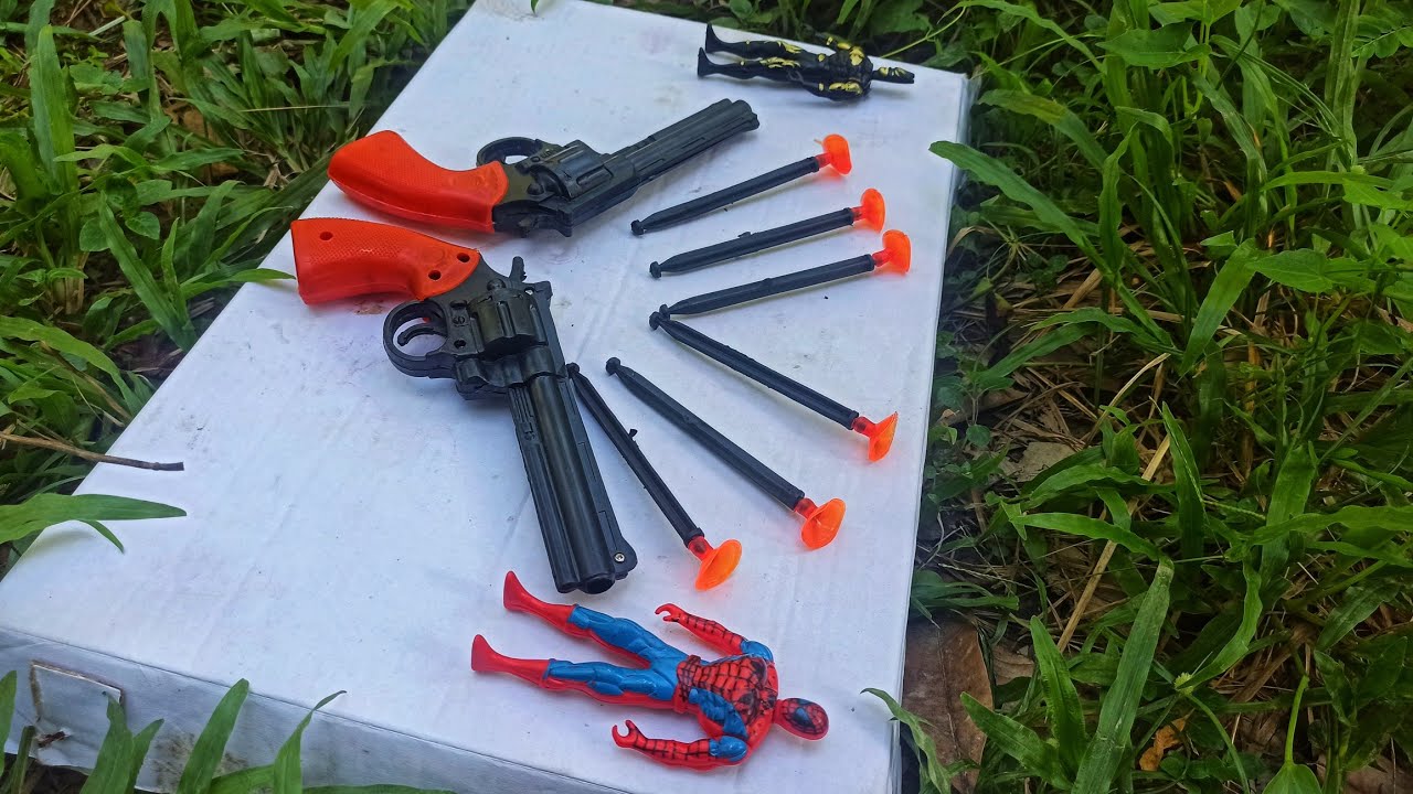 Realistic Revolver Toy Gun Unboxing Review - YouTube