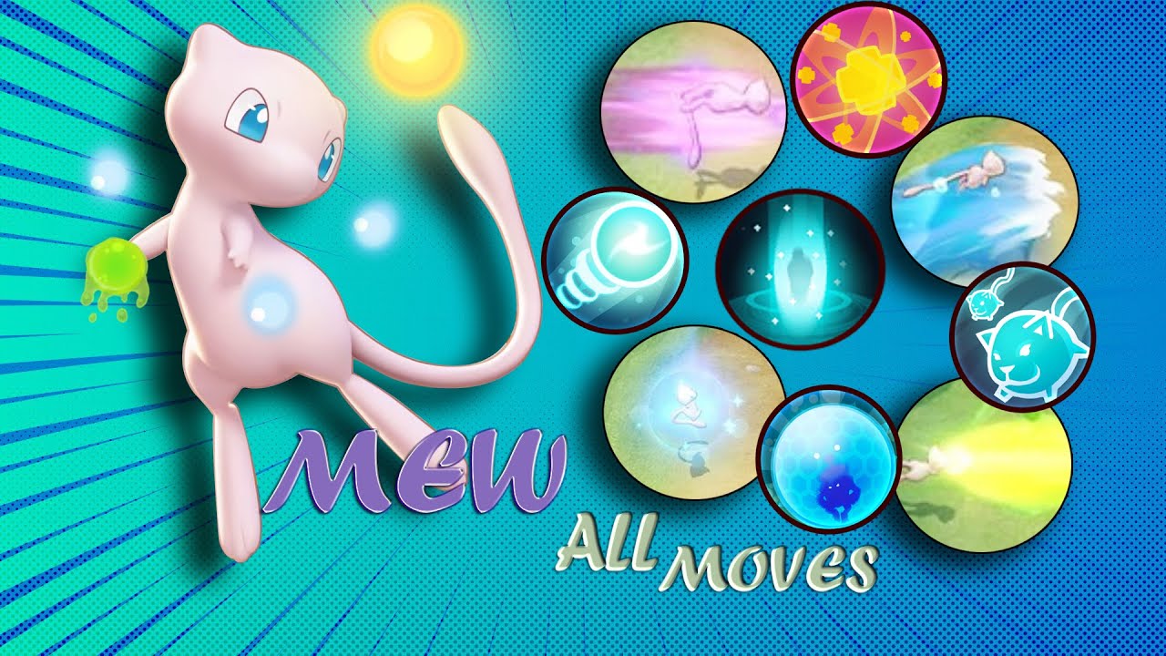 Mew all attacks - YouTube